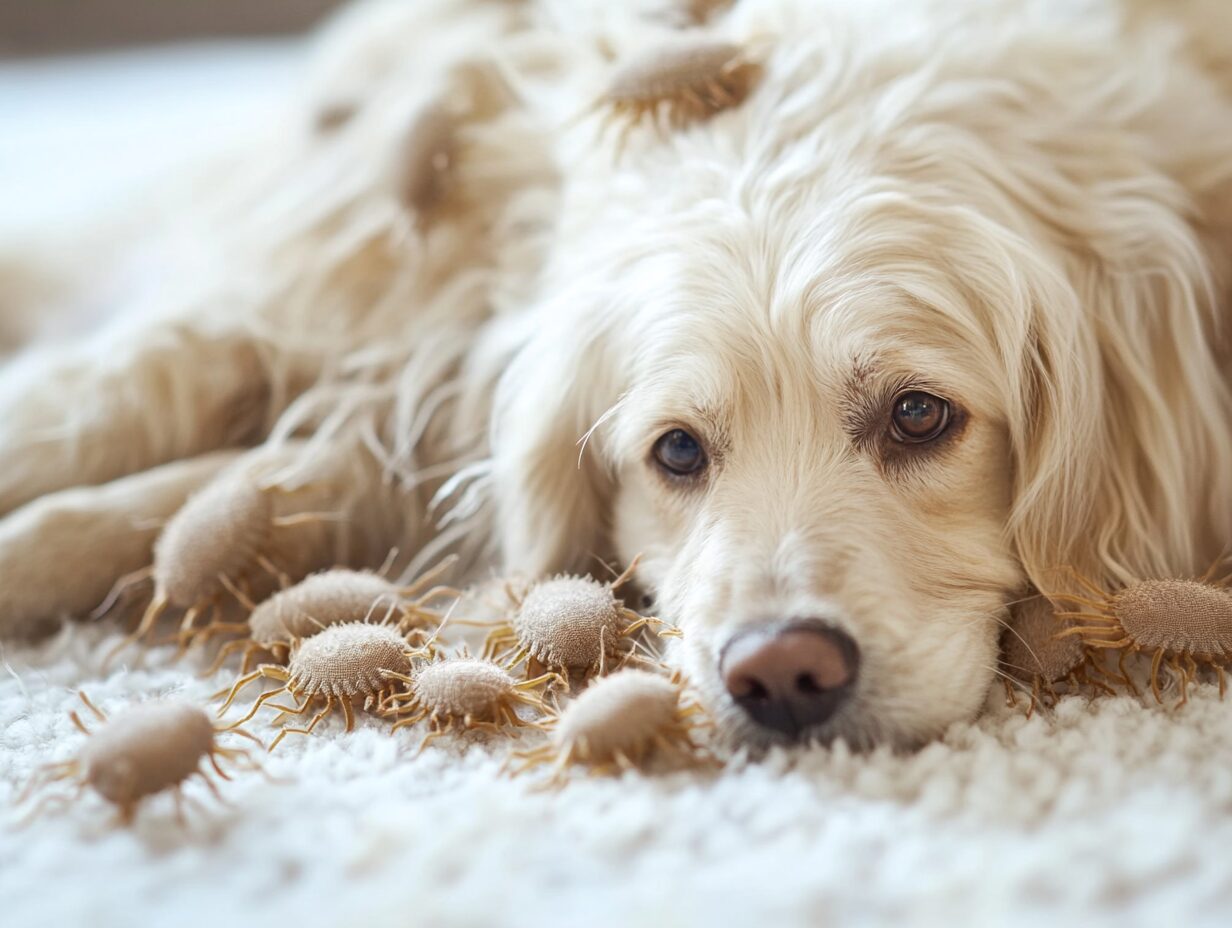 Grasmilbenallergie beim Hund: Anzeichen erkennen
