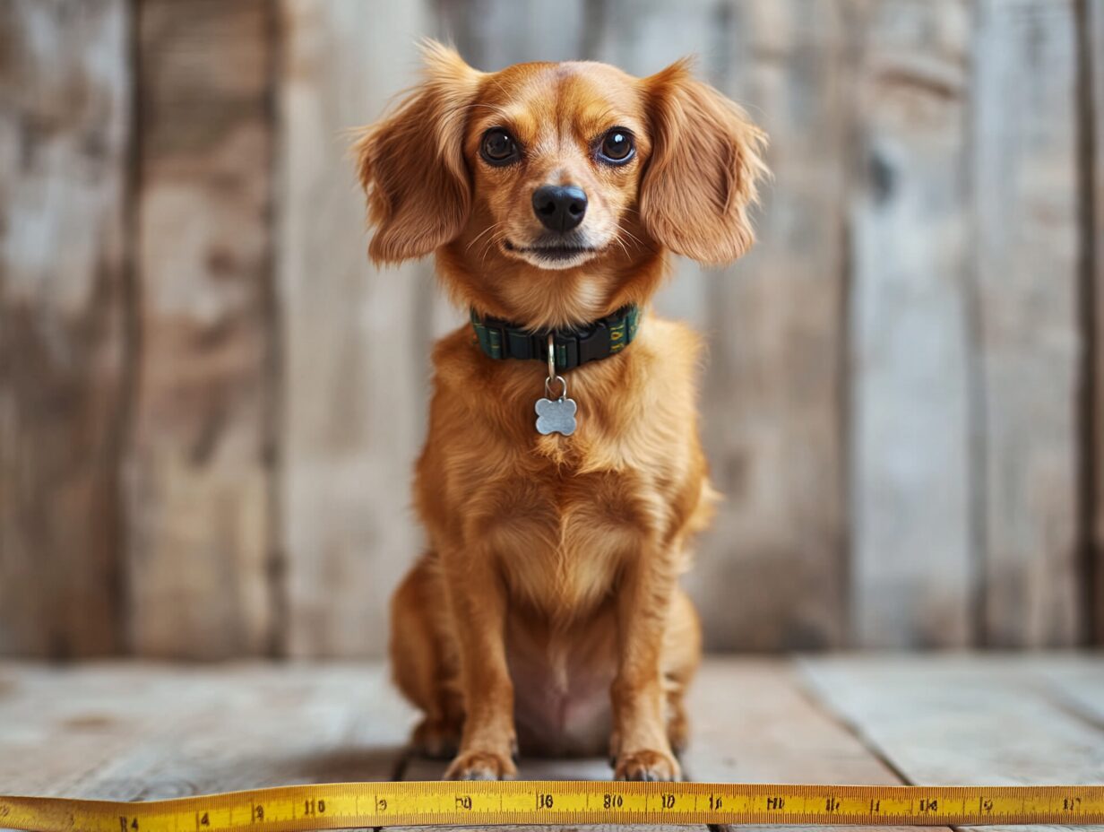 Wie kann man den Brustumfang vom Hund messen?